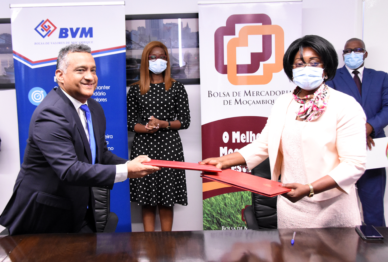 BVM junta esforços com a Bolsa de Mercadorias de Moçambique